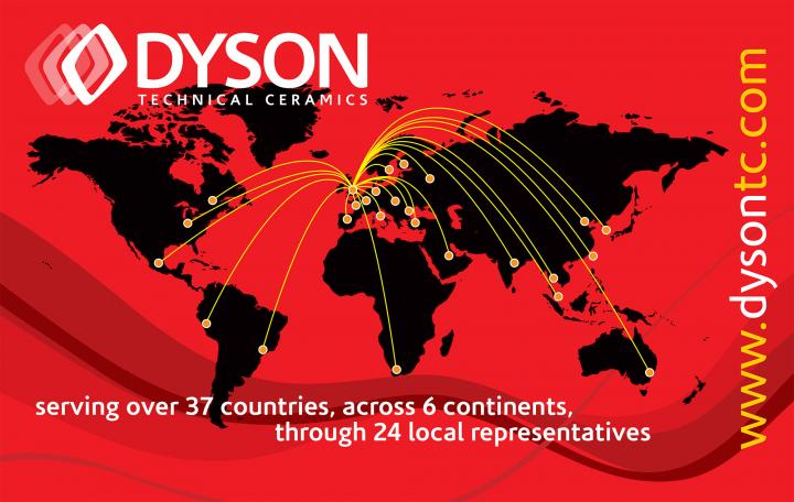 Distribution Network for Dyson Technical Ceramics Ltd.